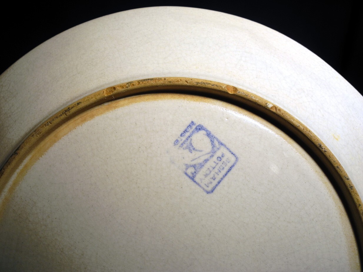 11 Vintage Antique Dedham Pottery Plates + Bowls Azalea pre 1928 ...