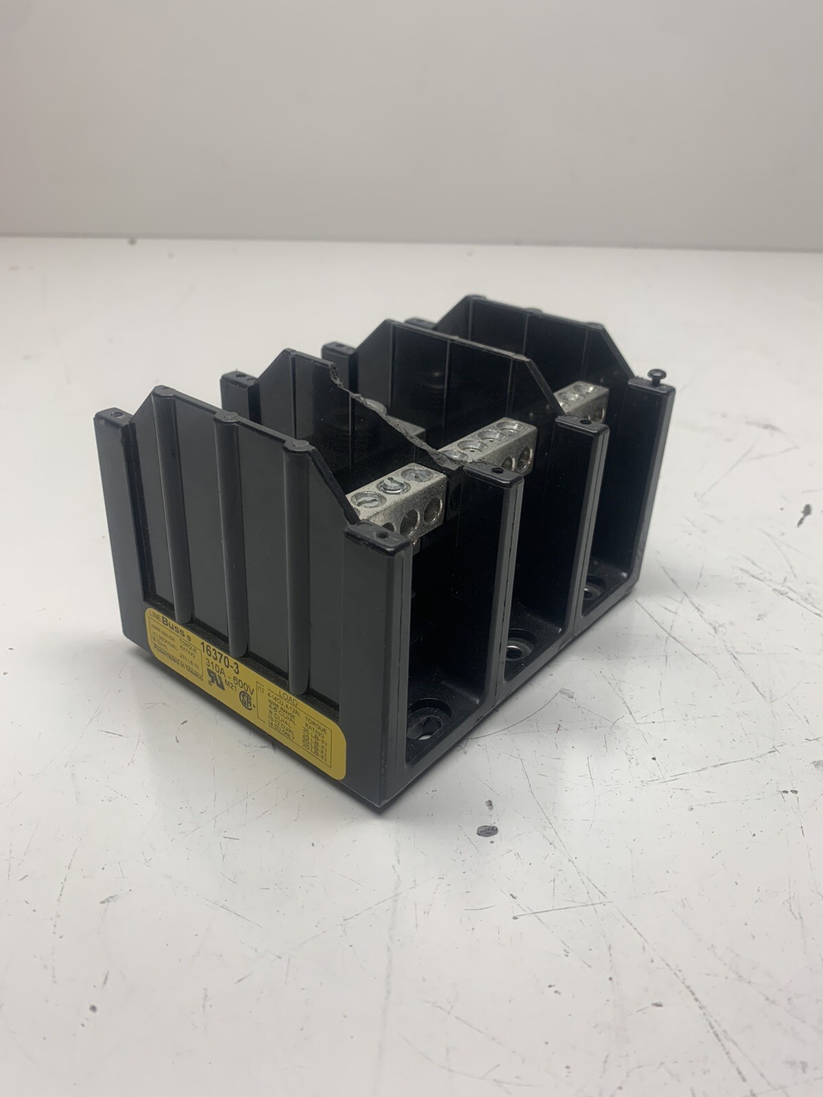 BUSSMANN 16370-3 16370 3 POWER DISTRIBUTION BLOCK 310A 600V | eBay