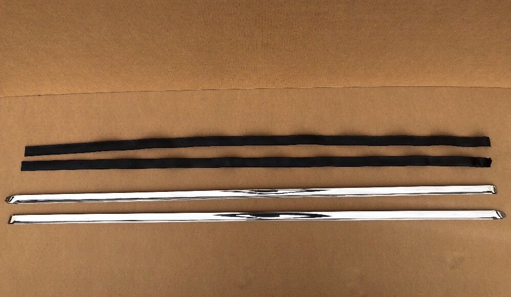 Chrome rocker panel moldings Fits Mercedes R107 350sl 380sl 450sl 500sl ...