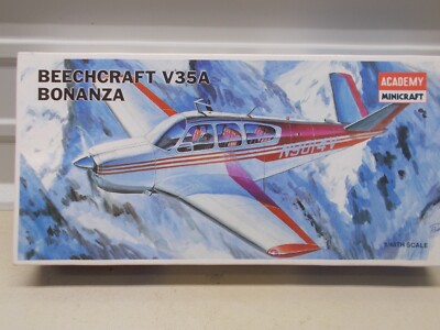 ACADEMY-BEECHCRAFT V35A BONANZA-KIT-NOT-SEALED-1:48 SCALE | eBay