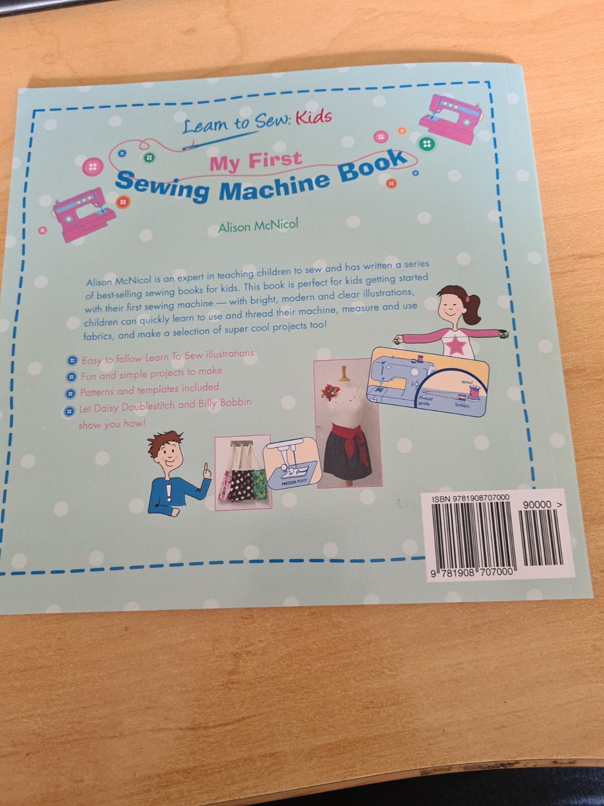 My First Sewing Machine Book: Learn to Sew: Kids by Alison McNicol ...