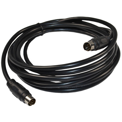 HQRP 9-pin Mini-DIN Male to 9-pin Mini-DIN Male (M/M) Audio Input Cable ...