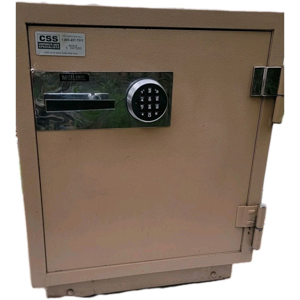 Meilink Steel Safe Fire Resistant With Quick # Type Combination | eBay