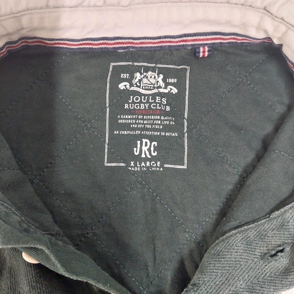 JOULES Rugby Club Heritage IRELAND Long Sleeved Shirt Jersey XL Dark ...