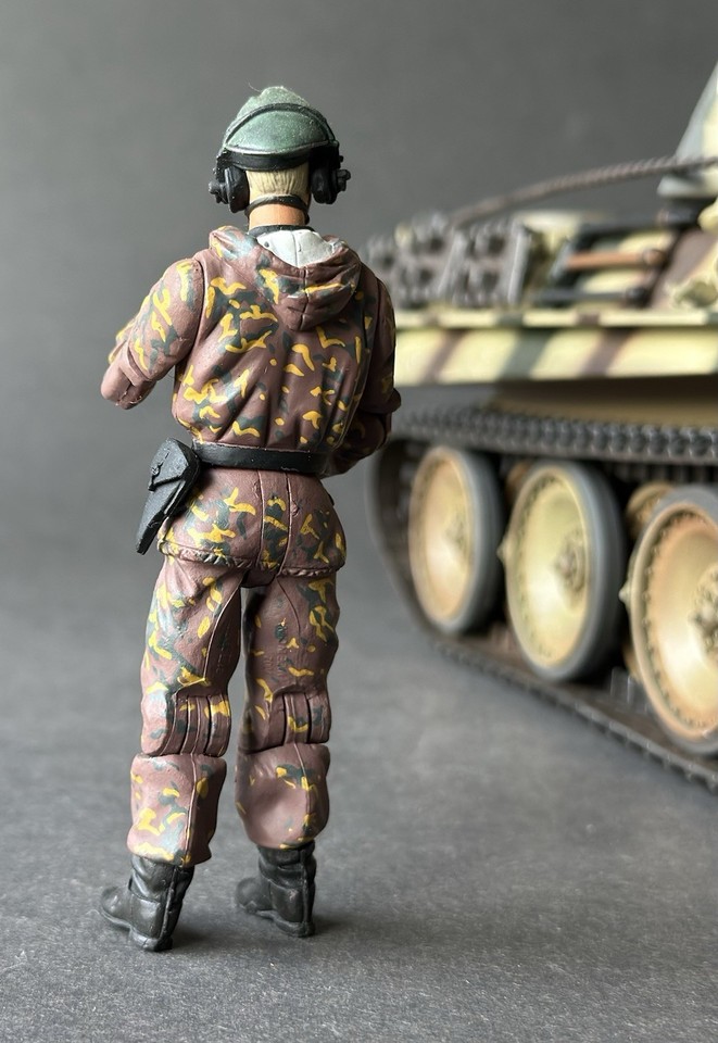 Ultimate Soldier 1:18 WWII German Panther Tank 3x Panzer Crewmen Action ...