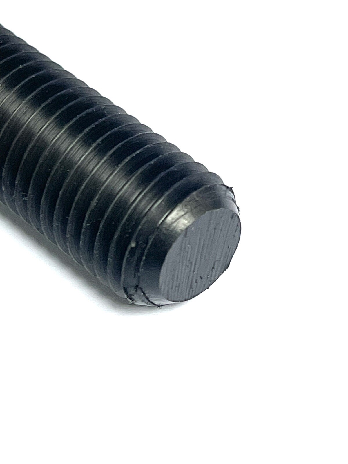 Black Plastic threaded rod Studding Acetal M6 - M16 in 320 mm lengths ...