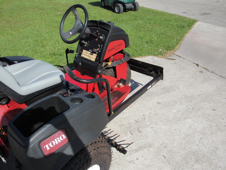 Toro 5040 Sand Pro Sand Trap Rake QAS Rear Groomer#08703 Center Spring ...