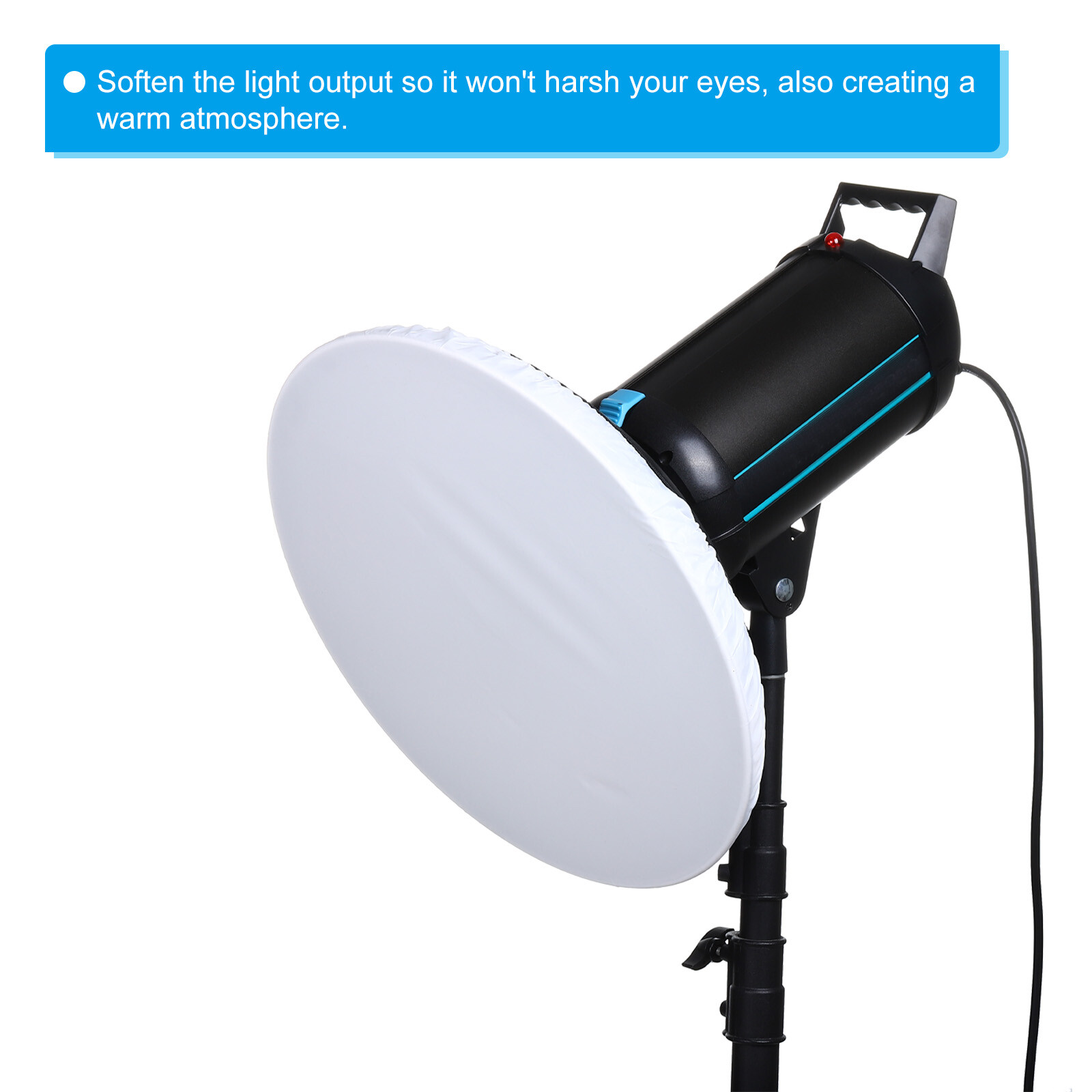 17" Soft Diffuser Lamp Cover Cloth Diffuser Lamp Sock for Flashing ...