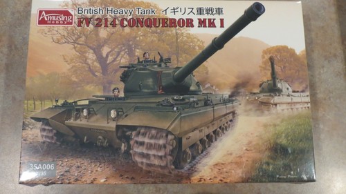 Amusing Hobby 1/35 British Heavy Tank FV 214 Conqueror Mk I in shrink ...