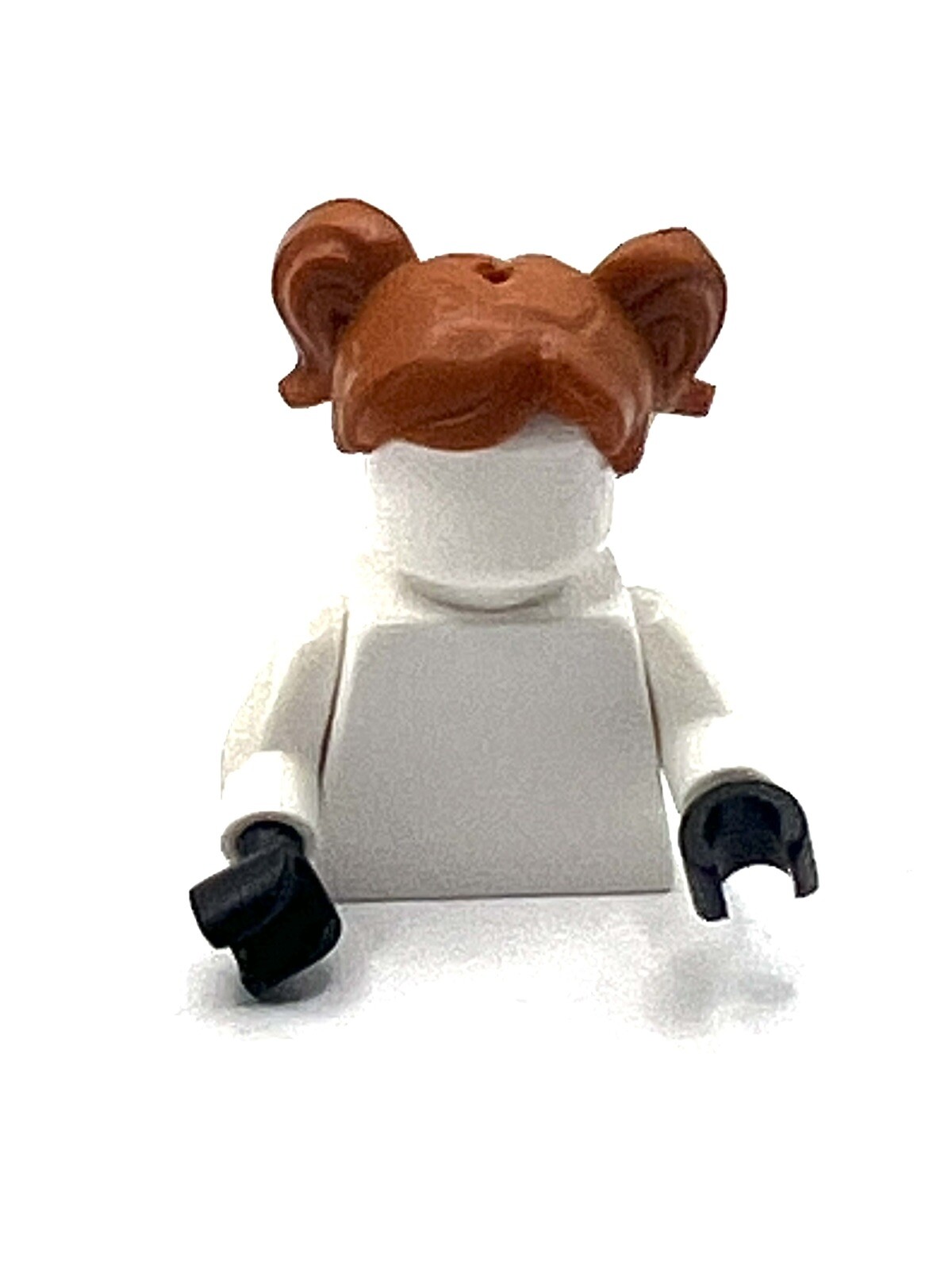 LEGO minifigure hair - female, ginger,nouget two pigtails A-41 | eBay