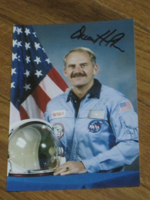 NASA Astronaut JAMES VAN HOFTEN 4x6 Photo AUTOGRAPH | eBay