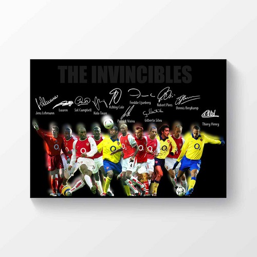 Arsenal FC Arsenal Invincibles Team Premier League Champions Signed ...