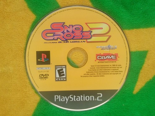 Sno Cross 2 Featuring Blair Morgan Sony PS2 Disk Only (Tested and ...