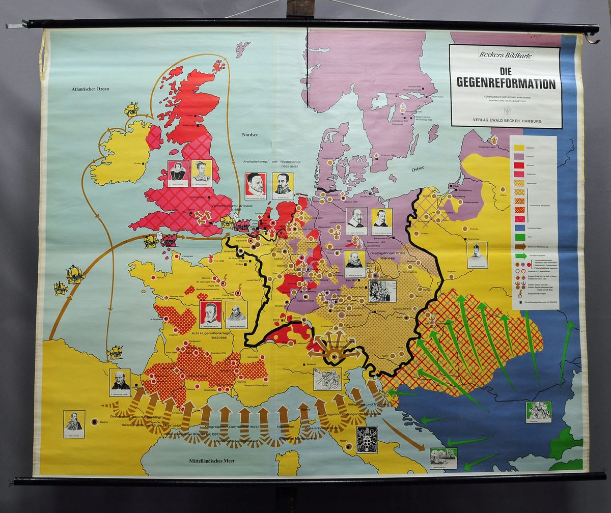 Catholic Reformation Map