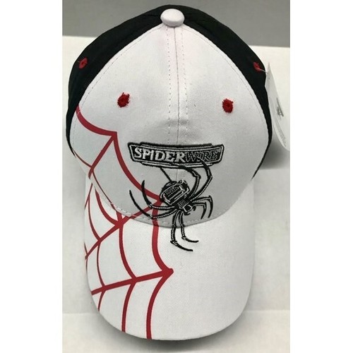 Spiderwire White Black Trucker Baseball Hat Cap Fishing Adjustable for ...