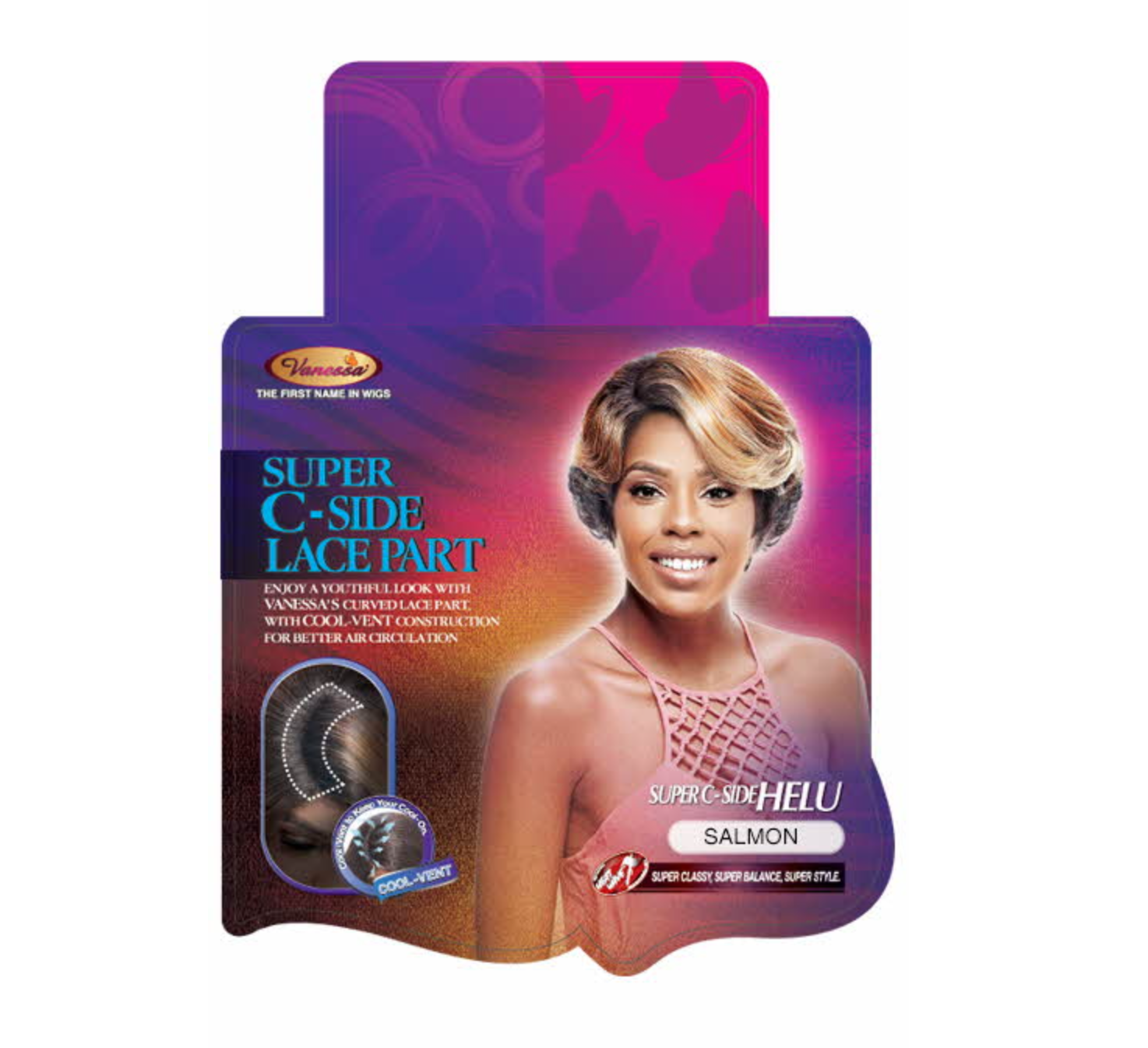 Vanessa Synthetic Short Curls Tapered Back Comb Free Side Part Super C ...