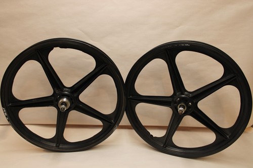 ACS Z Mag Old School BMX Wheel Set 20 in 5 Spoke 3/8 80s- Slotted Front ...