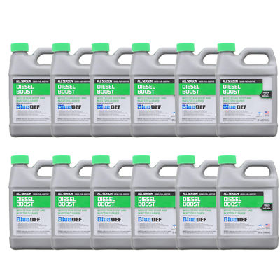 Peak Diesel Boost All Season Fuel Additive Injector Cleaner, 32 oz, 12 ...
