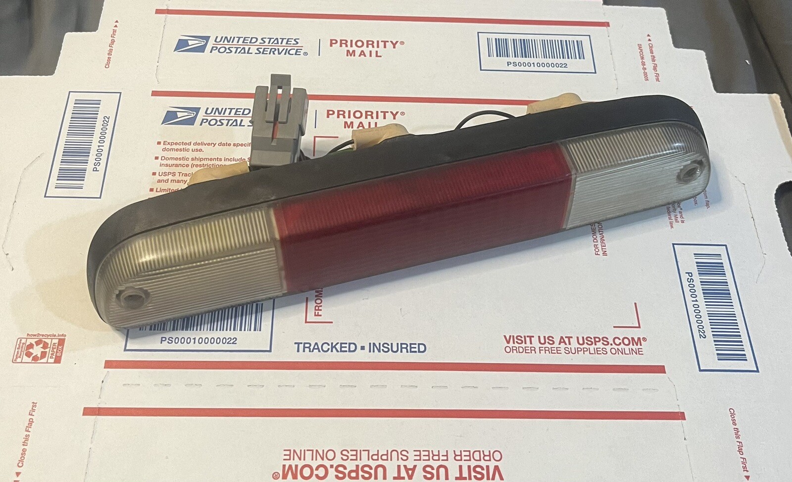 96-16 Ford Ranger 3rd Brake Light High Mount Assembly Used OEM ...