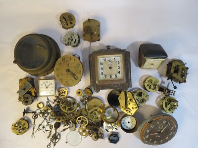 Vintage DIFFERENT CLOCK/PARTS/LINDEN/WESTCLOX/and different lot | eBay
