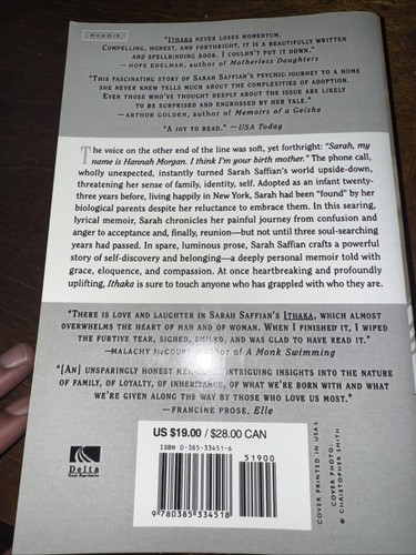 Ithaka : A Daughter's Memoir of Being Found Paperback by Sarah Saffian ...