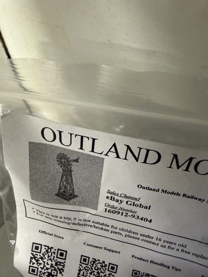 Lot Of 5 Outland Model Kits N Scale Gallows Water Tower Windmill Church ...