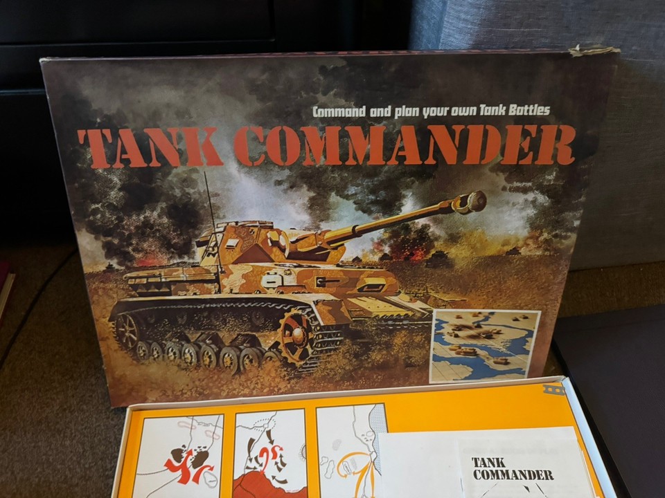 Tank Commander Board Game McCarthy War Strategy 1974 COMPLETE VINTAGE ...