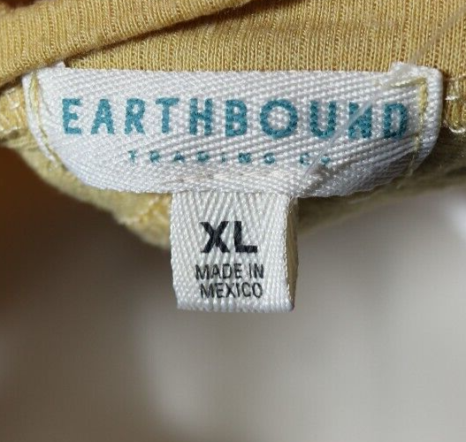 Women's Earthbound Yellow Shirt Size XL NWOT | eBay