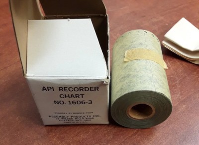 Assembly Products API Recorder Chart No. 1606-3 | eBay