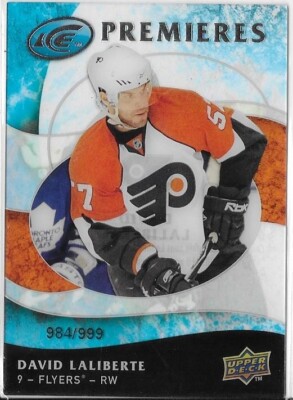 2009-10 Upper Deck Ice DAVID LALIBERTE Ice Premieres rookie card #133 | eBay