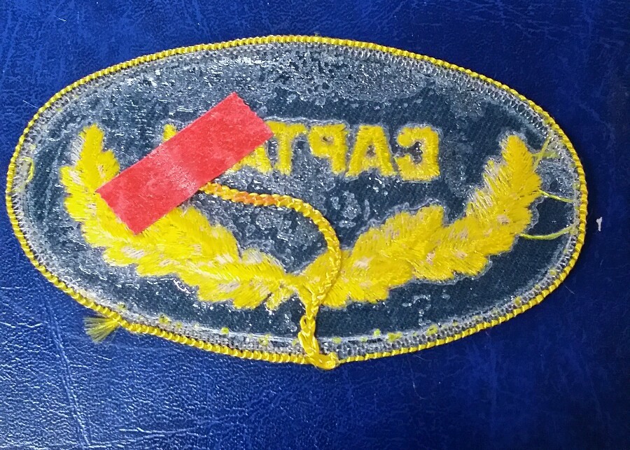 CAPTAIN MILITARY NAME TAG PATCH | eBay