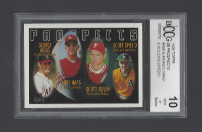 1996 Topps - Prospects #434 Scott Rolen, Scott Spiezio, George Arias ...