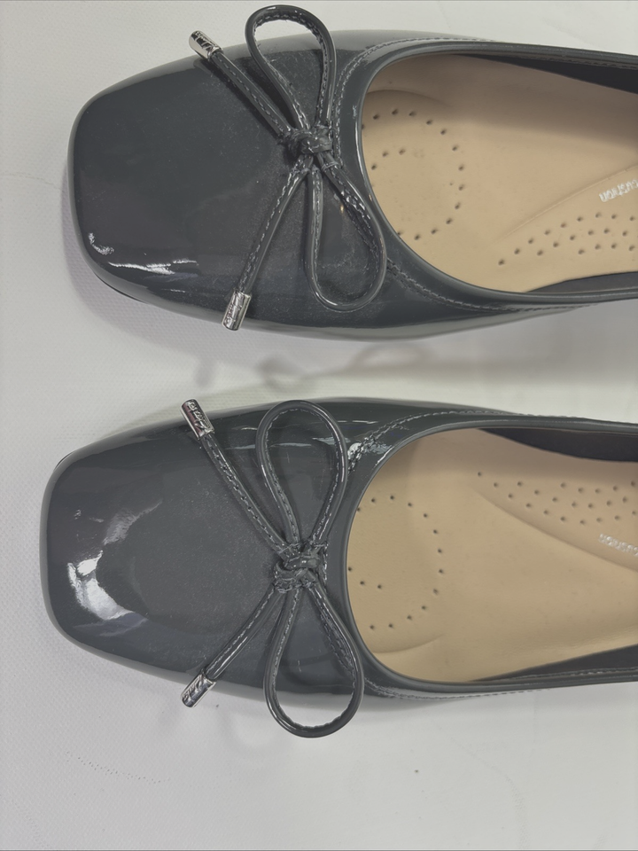 Clarks Signatures Gray Patent Dress Pumps Heels Shoes sz 9 New without ...