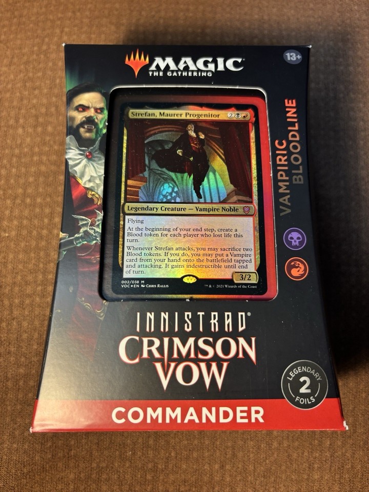 Innistrad Crimson Vow BOTH/TWO Commander Deck Set SEALED Magic the ...
