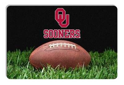 Oklahoma Sooners Classic Football Pet Bowl Mat - L | eBay