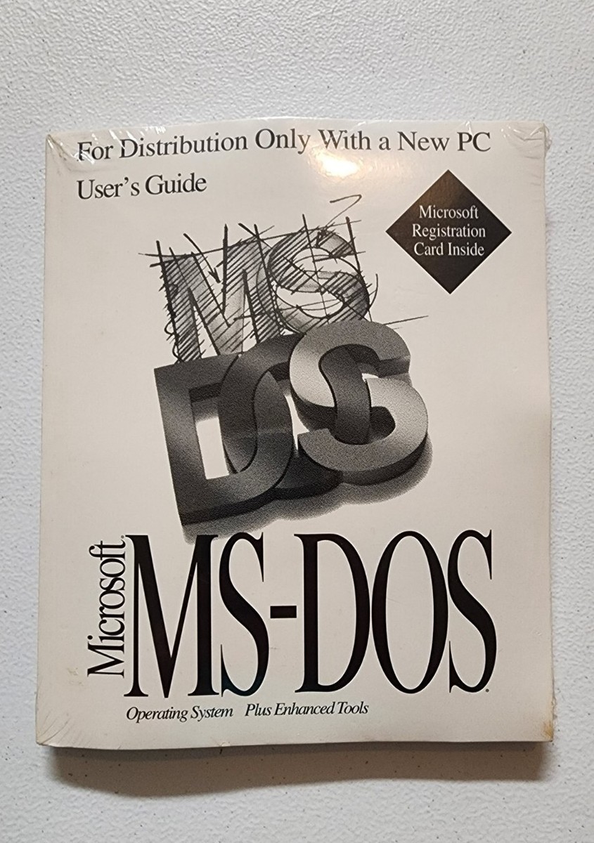 Ms Dos 6.22 Chapter 7. Using MS–DOS
