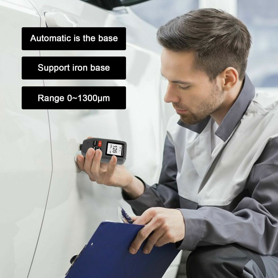 Digital Car Paint Coating Thickness Gauge Meter Auto Painting ...