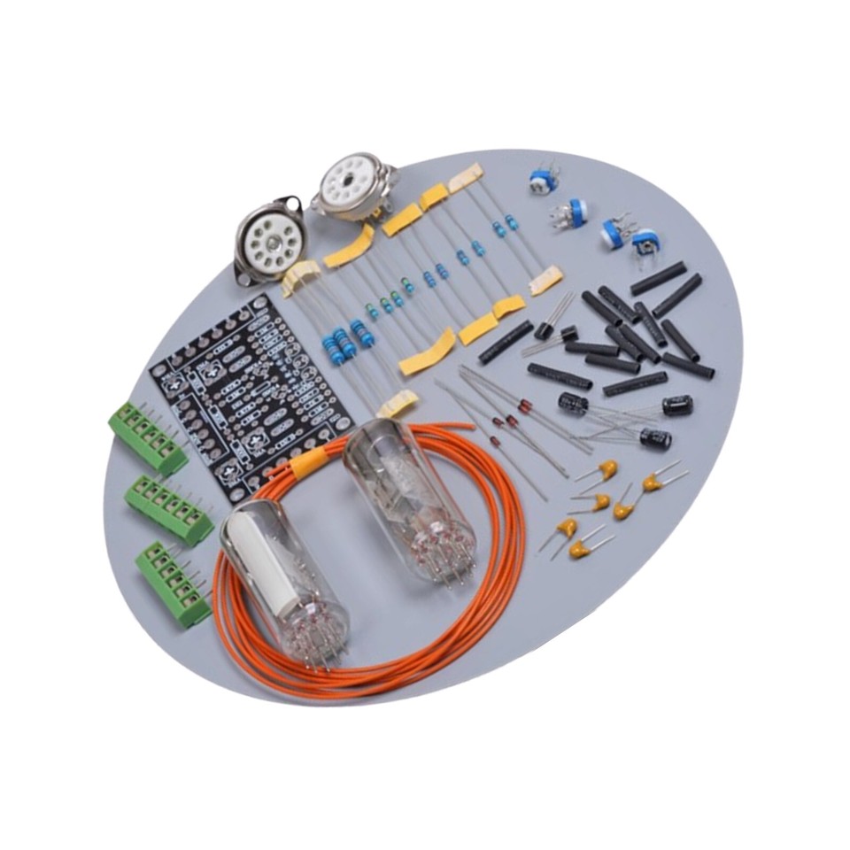 6E2 Tube Cat Eyes Driver Board Kits Dual Channel Audio Level Indicator ...