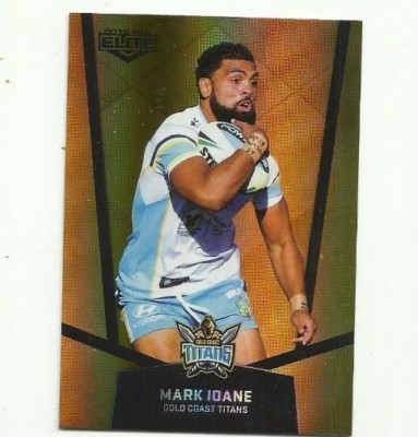 2015 NRL Elite Parallel Gold GOLD COAST TITANS MARK IOANE PS39 CARD ESP ...