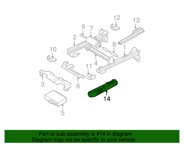 Volvo Xc90 Mk1 Front Right Seat Side Panel Cover 39866794 for sale ...