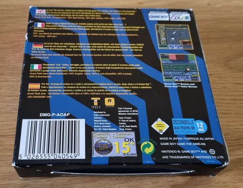 Nintendo Gameboy Color Grand Theft Auto Boxed Genuine Rare | eBay UK