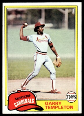 1981 Topps Garry Templeton St. Louis Cardinals #485 | eBay