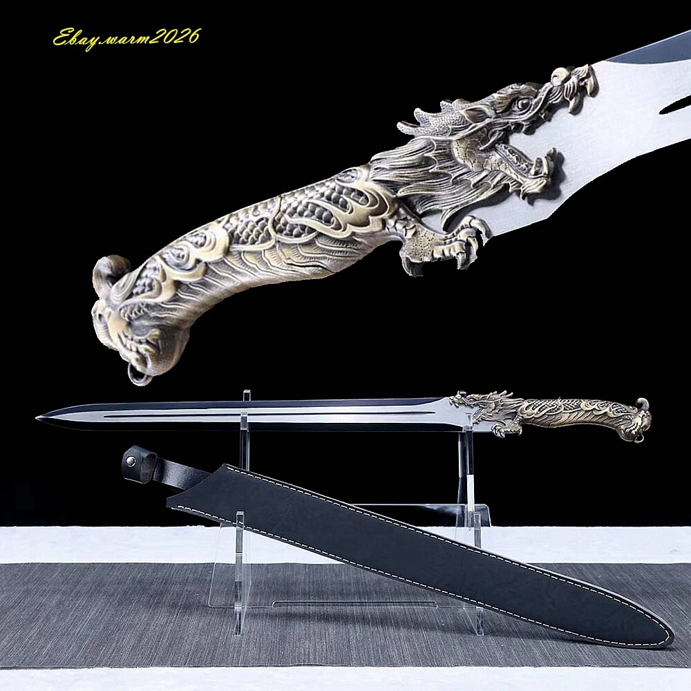 Brass With Dragon Handle Knife