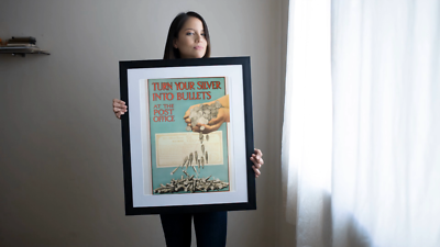War Propaganda Ww1 Turn Your Silver Lb Ww1 Propaganda