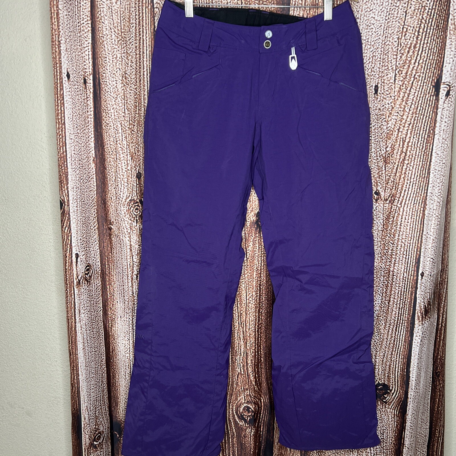 Volcom Nimbus Women’s Waterproof Snowboard Purple Snow Pants Sz Small ...