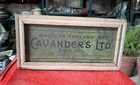 England Made Vintage CAVENDER'S LTD. Cigarettes Adv. Litho Tin Box Sign ...