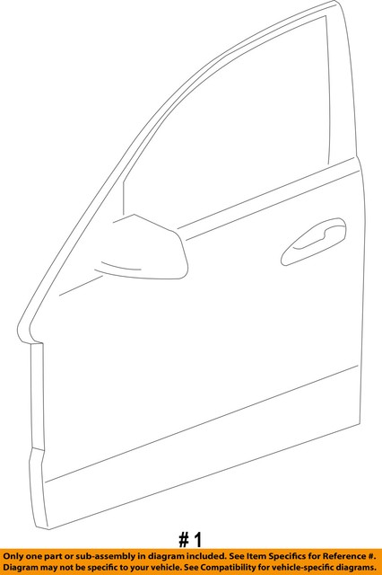 MERCEDES Mercedes-Benz OEM 2014 E350 Front Door-door Shell Right ...