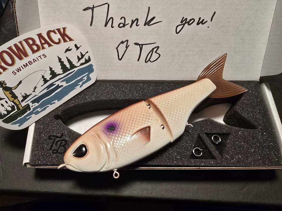 Throwback Baits PB&J Shad Metro Glide - Brand New | eBay