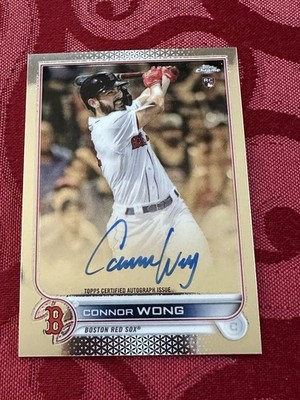 2022 Topps Chrome Rookie Auto Connor Wong #RA-CW Autograph RC | eBay