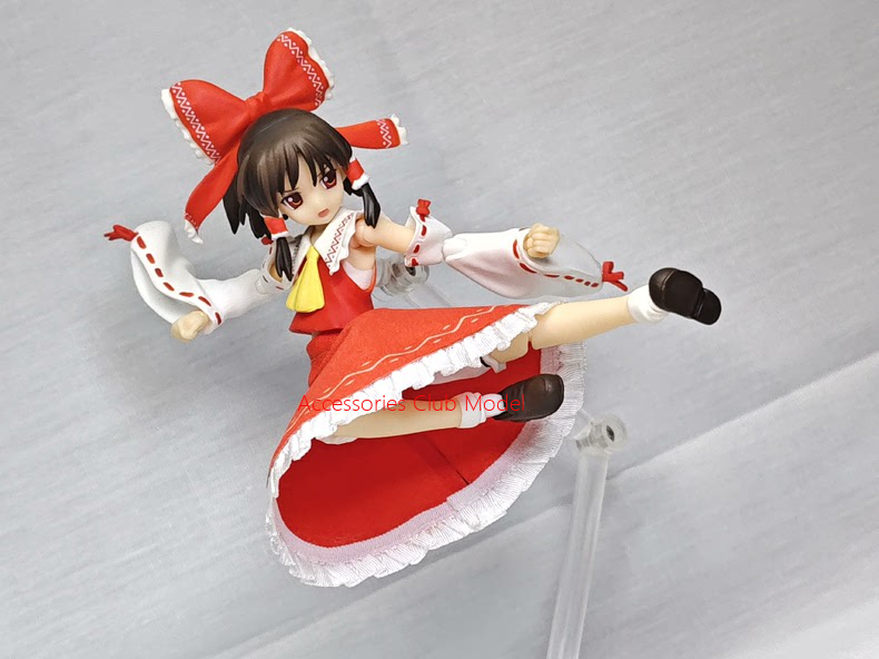 Custom 1/12 Scale Long Skirt for 6'' Figma Hakurei Reimu Action Figure ...